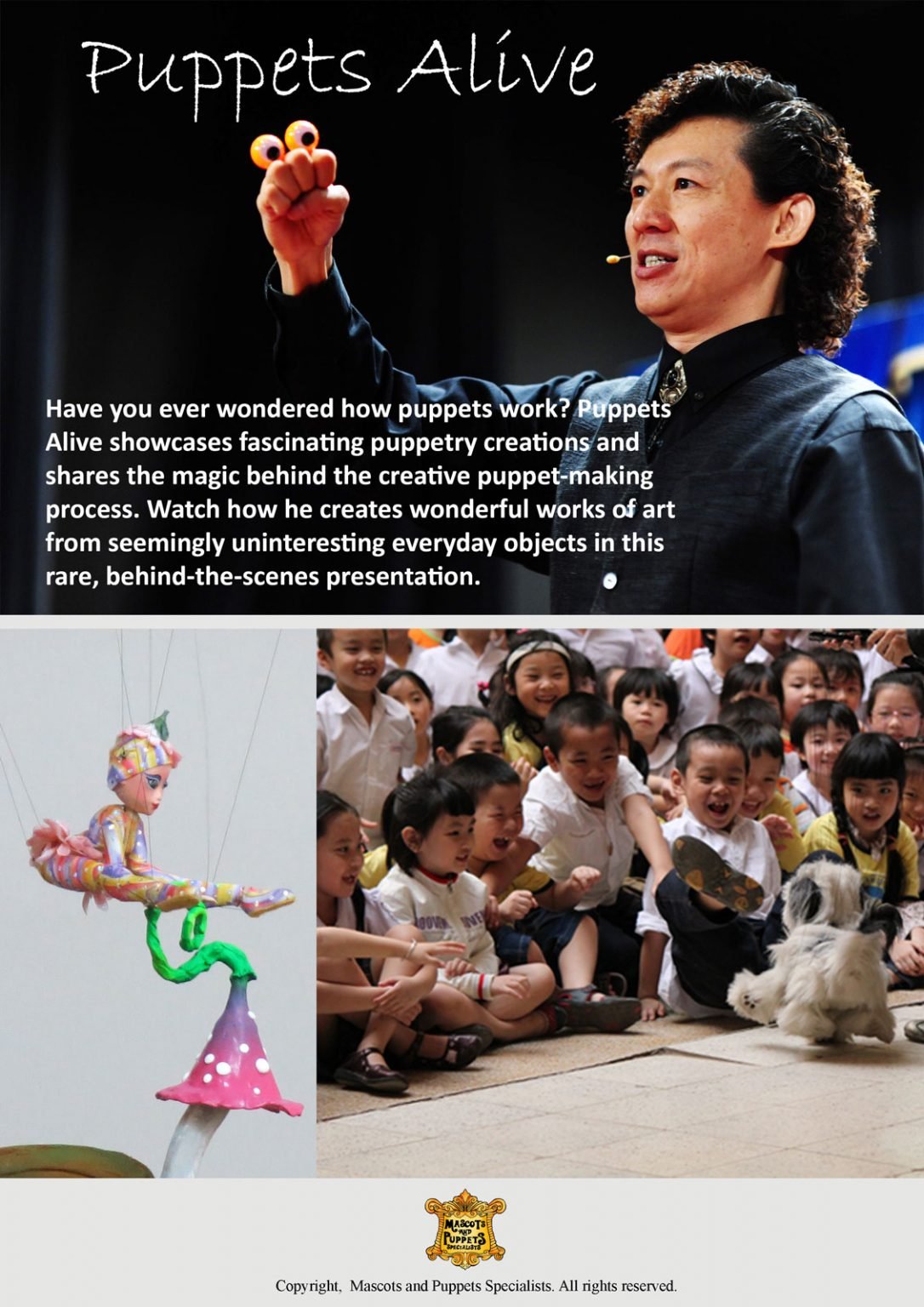 Puppet Shows - Mascots and Puppets Specialists